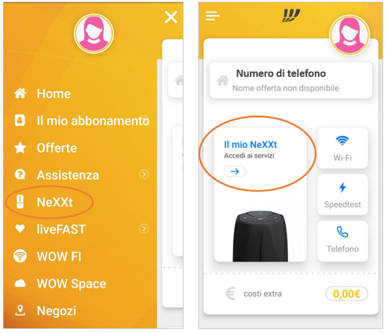 MyFastweb - Configurazione Fastweb NeXXt